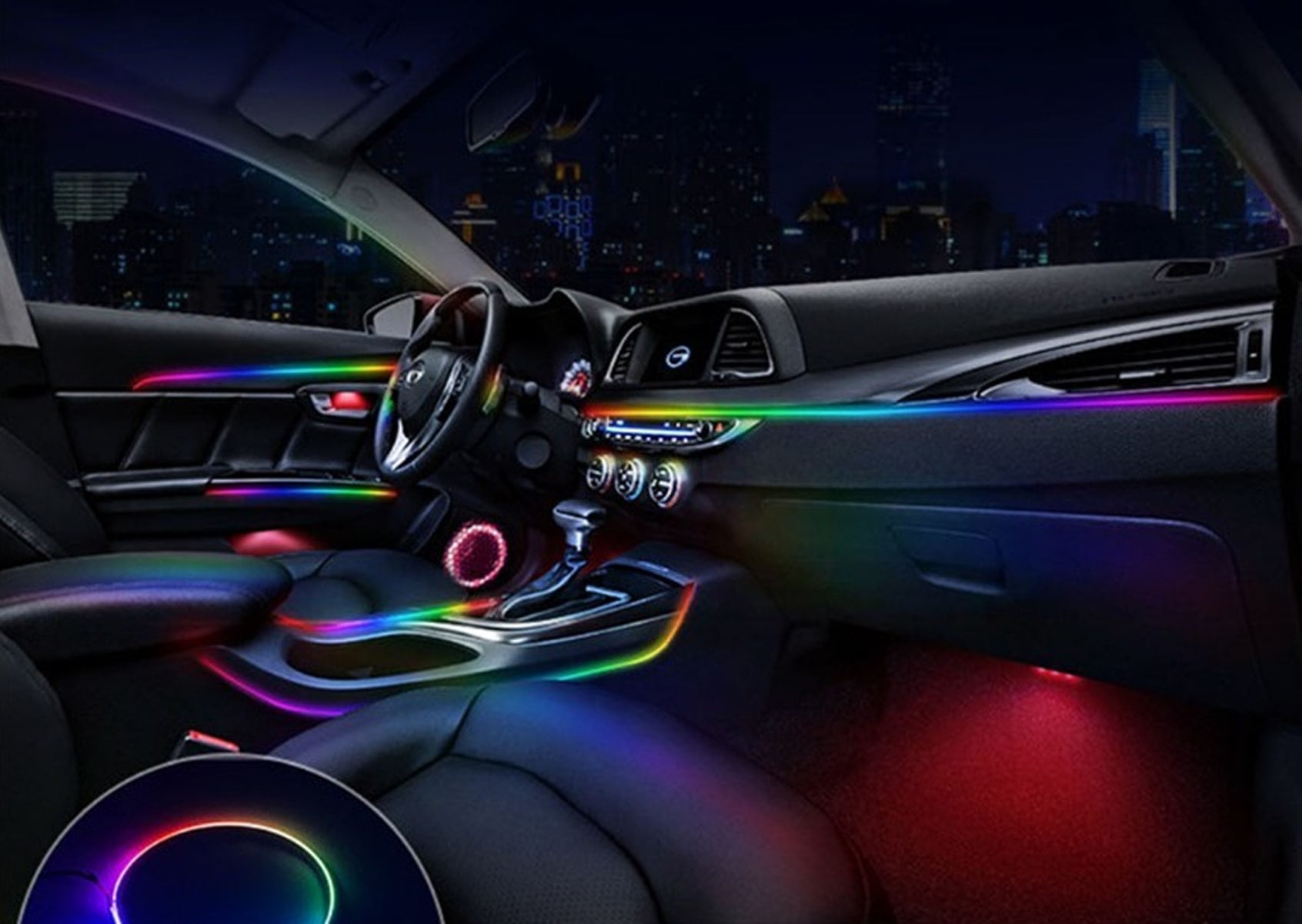 Đèn LED trang trí nội thất ô tô: Mang cá tính và đẳng cấp vào khoang ...